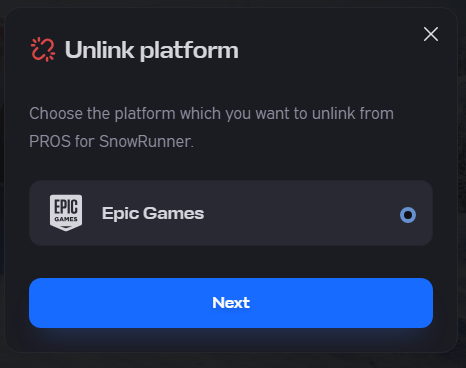 How to Unlink a Platform from PROS? – Prism Ray Online Services